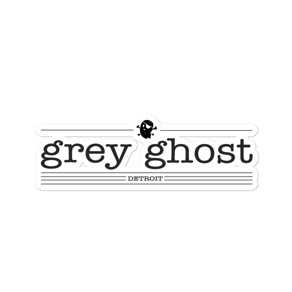 Grey Ghost Detroit stickers – Grey Ghost Detroit & Second Best Store